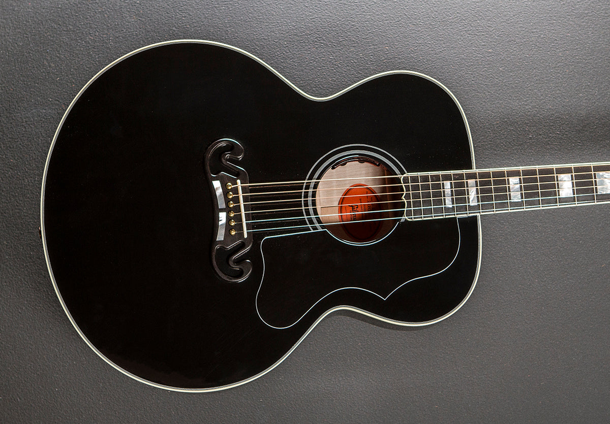 SJ-200 Custom - Ebony – Dave's Guitar Shop