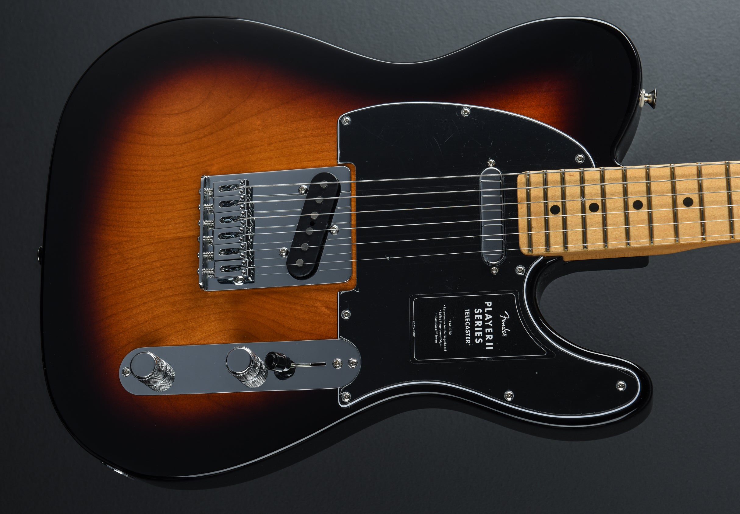 Player II Telecaster - 3 Color Sunburst w/Maple – Dave's Guitar Shop