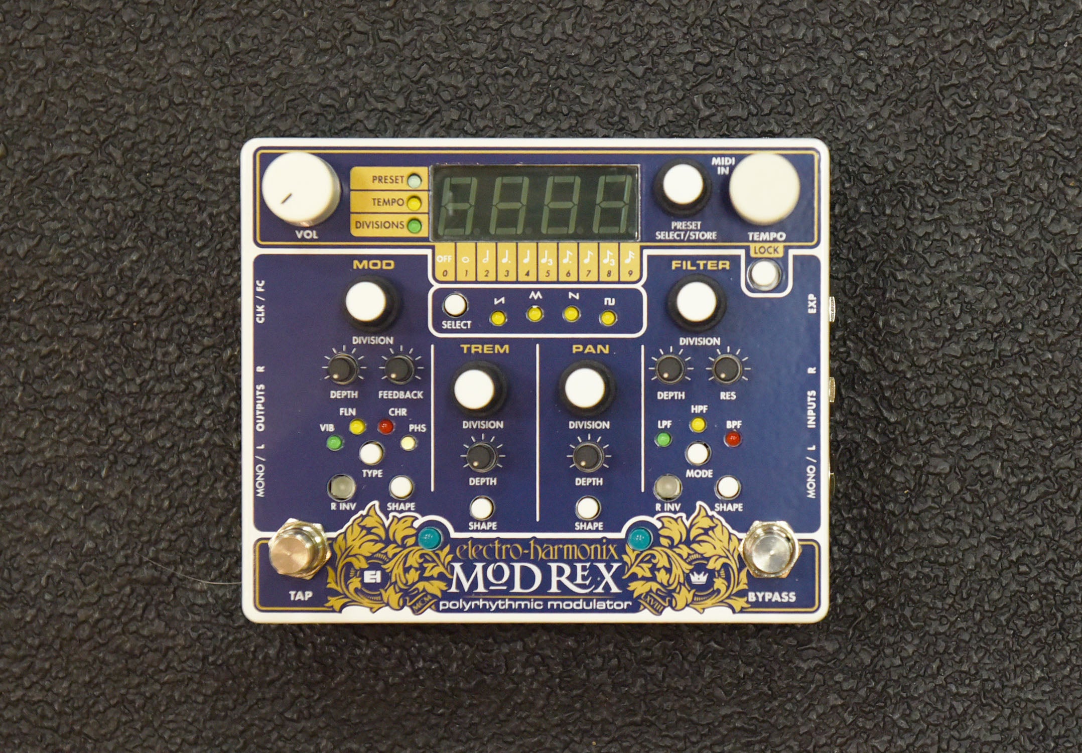 Mod Rex Polyrhythmic Modulator, Recent – Dave's Guitar Shop