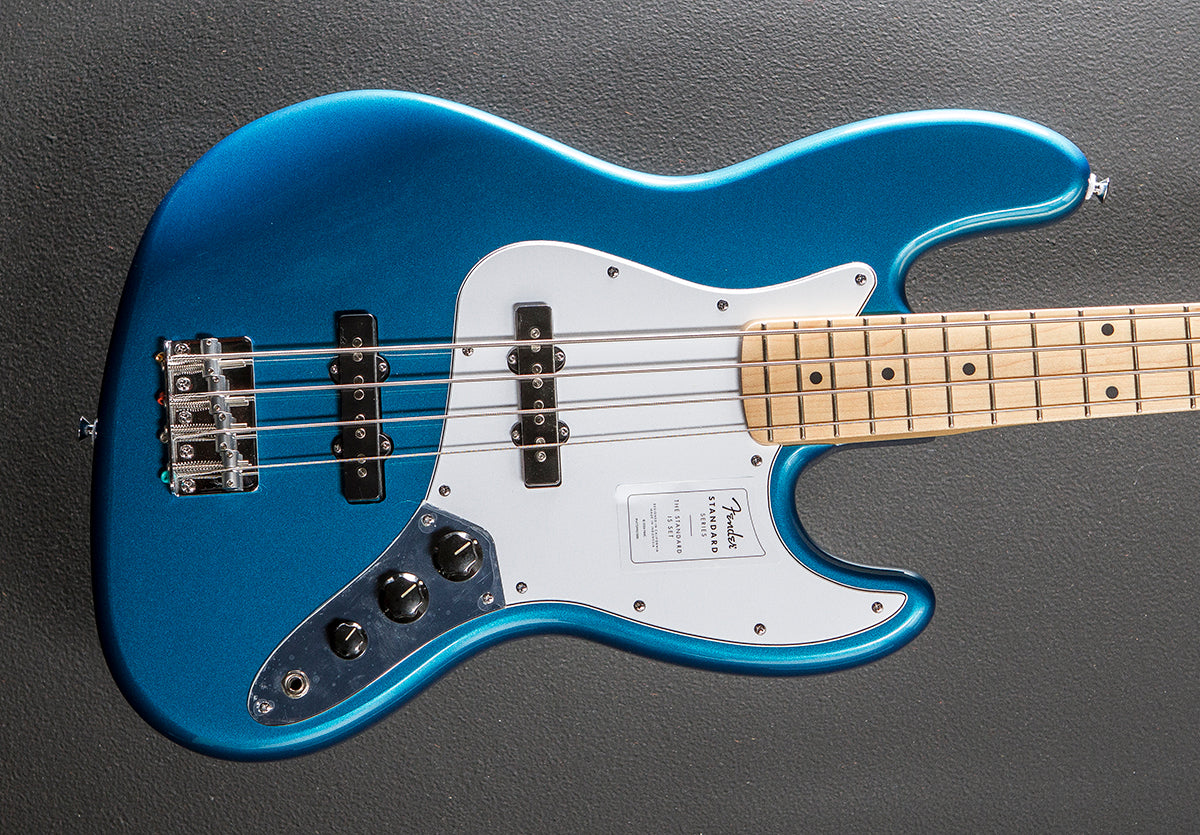 Standard Jazz Bass - Aqua Marine Metallic w/Maple – Dave's Guitar Shop