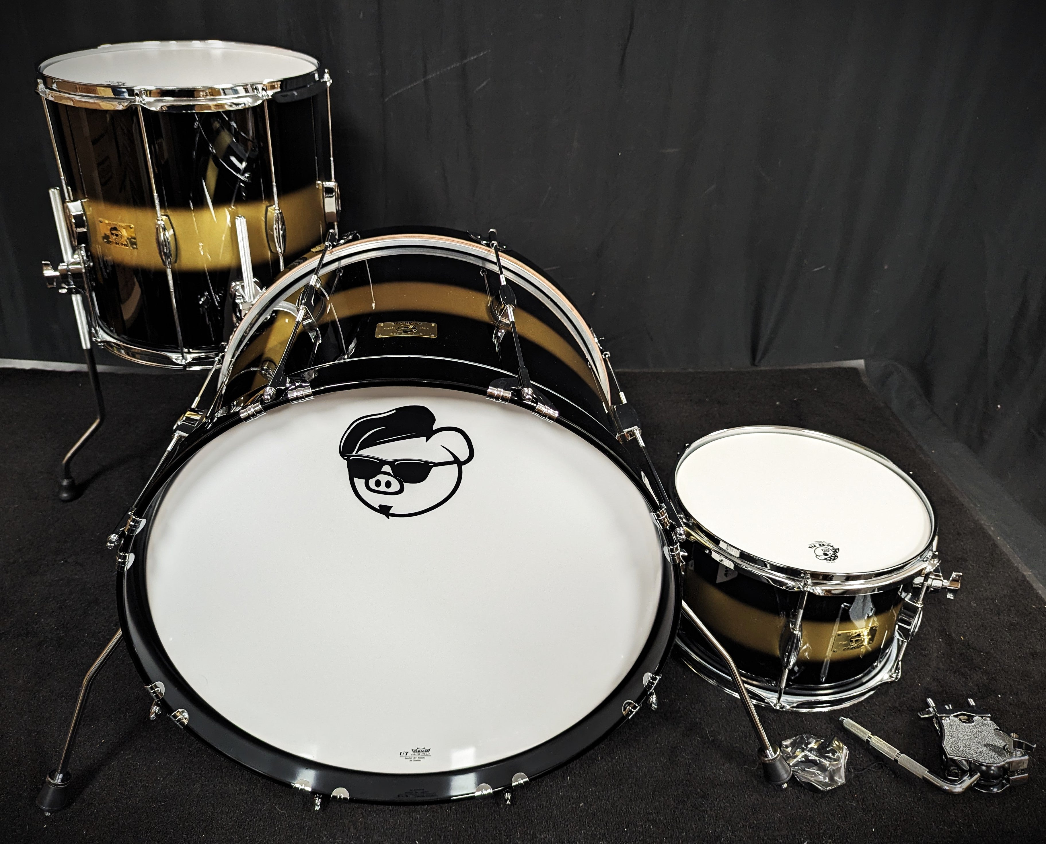 Hip Pig Black Gold Duco 3-Piece Shell Pack – Dave's Guitar Shop