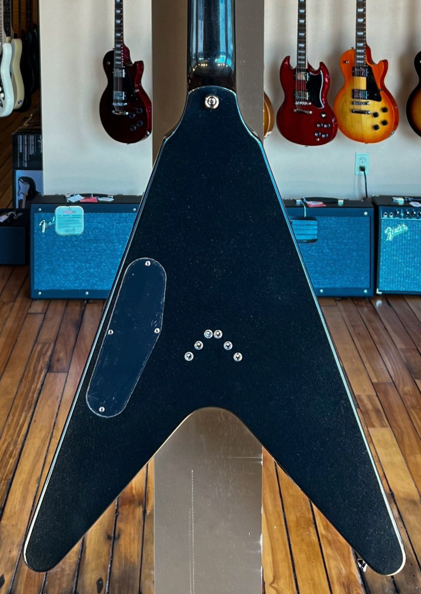 Dave Mustaine Flying V Custom - Black Metallic – Dave's Guitar Shop