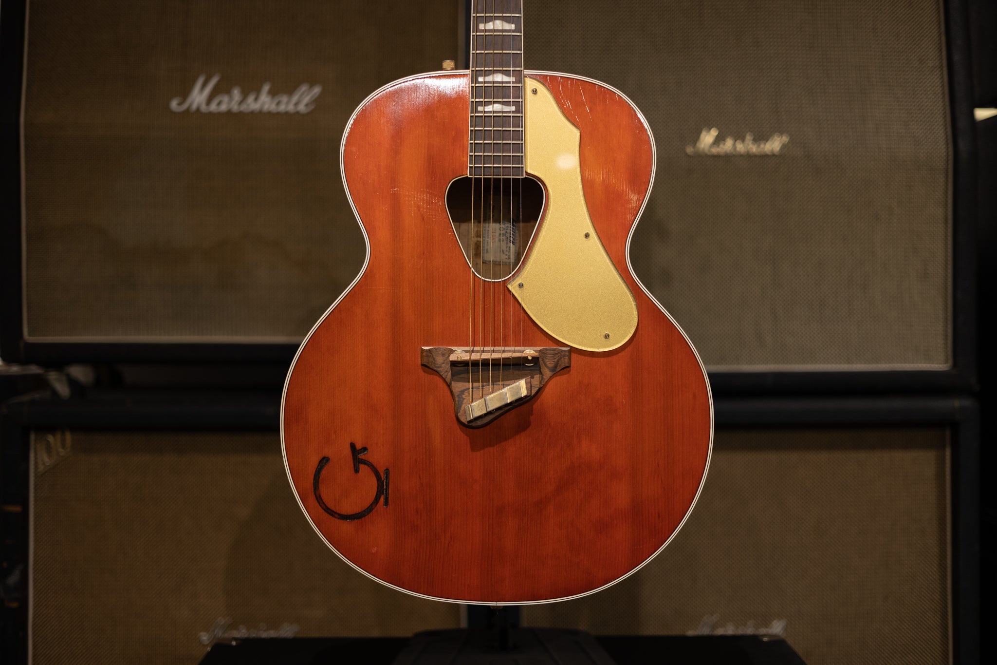 1957 Gretsch Rancher- Golden Red – Dave's Guitar Shop