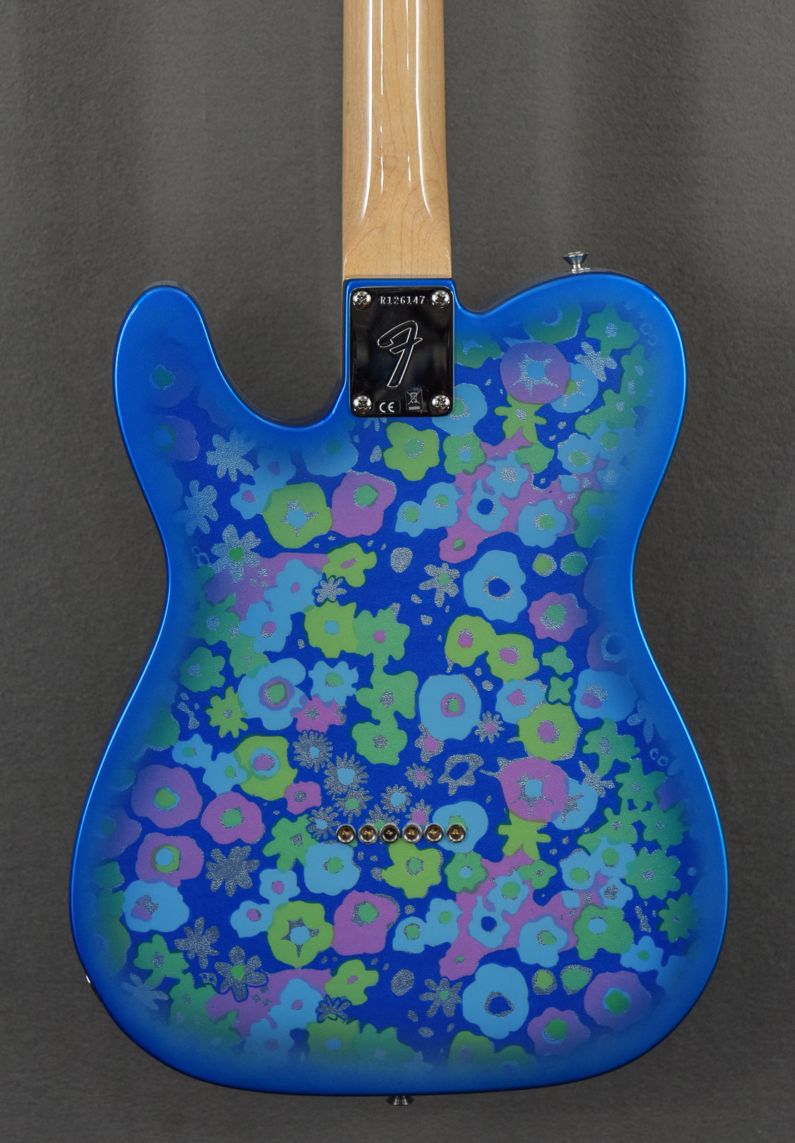 1968 NOS Blue Floral Telecaster – Dave's Guitar Shop