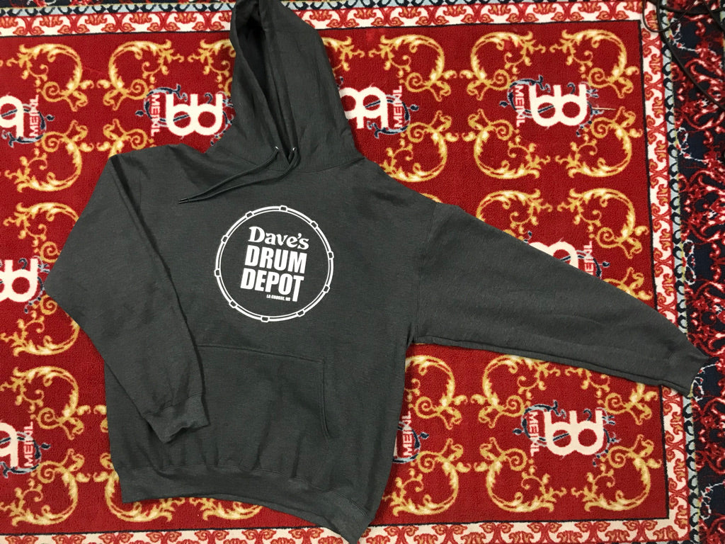 Drum Depot Hoodie - Light Gray – Dave's Guitar Shop