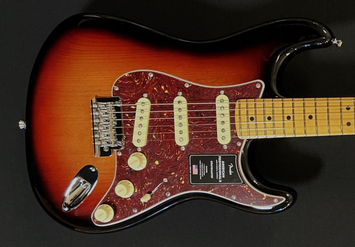 American Professional II Stratocaster – 3 Color Sunburst w/Maple – Dave ...