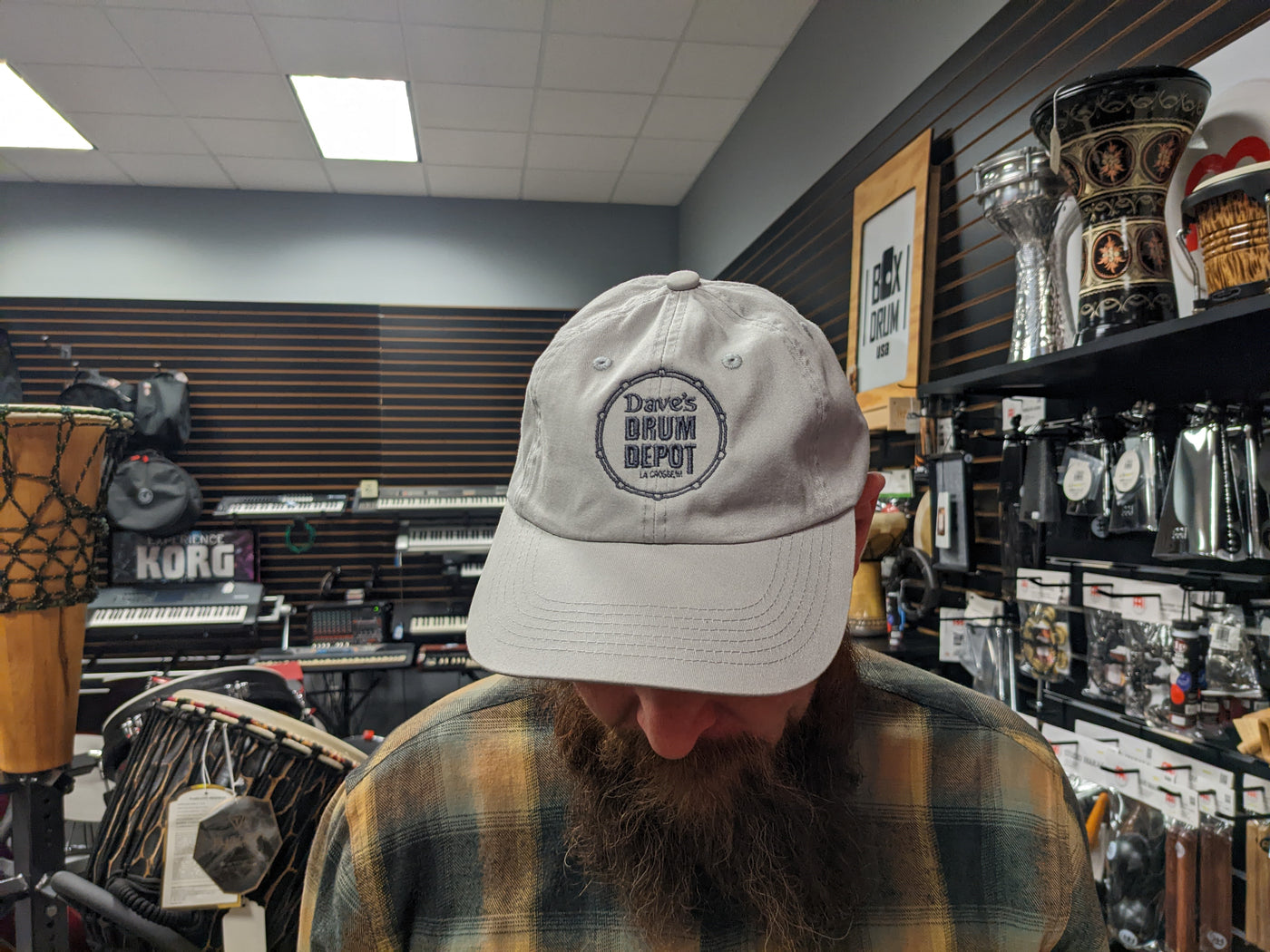 Drum Depot Hat - Grey – Dave's Guitar Shop
